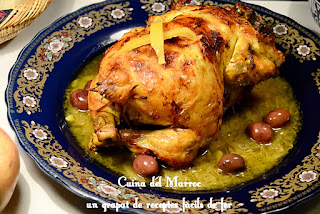 Receptes de cuina del Marroc: Pollastre farcit de vermicelli, fideus ...