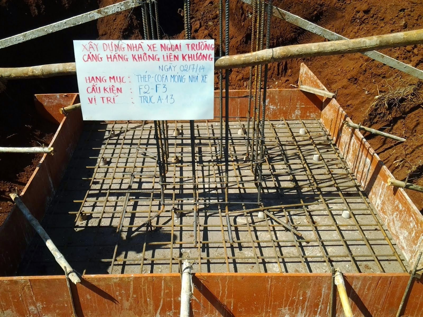 Furukawa Project Inspection - : Warehouse - Foundation - F1 - Rebar ...