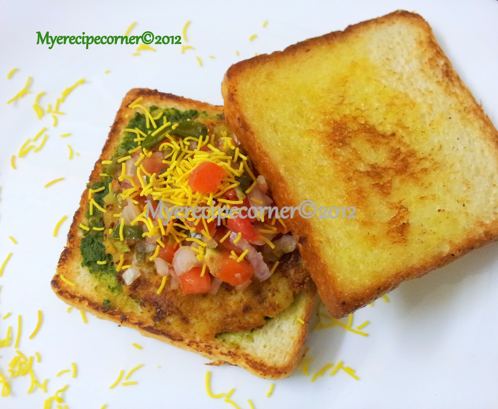 Mye's Kitchen: Aloo Masala Sandwich