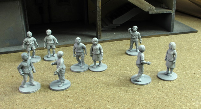 Clearco Miniatures: Chinese civilians 28mm