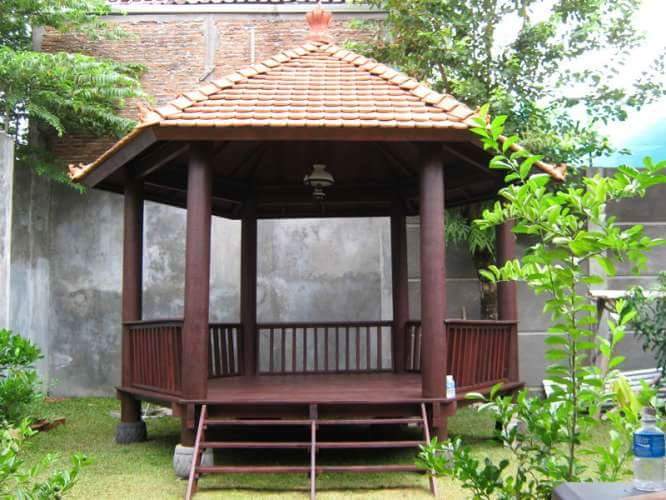 22 Design Gazebo untuk Taman Rumah yang Indah