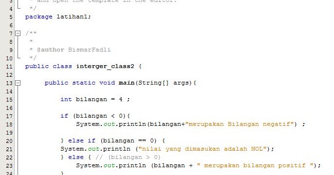 Menentukan Bilangan positif & Negatif pada netbeans ~ Sharing Ilmu yuk