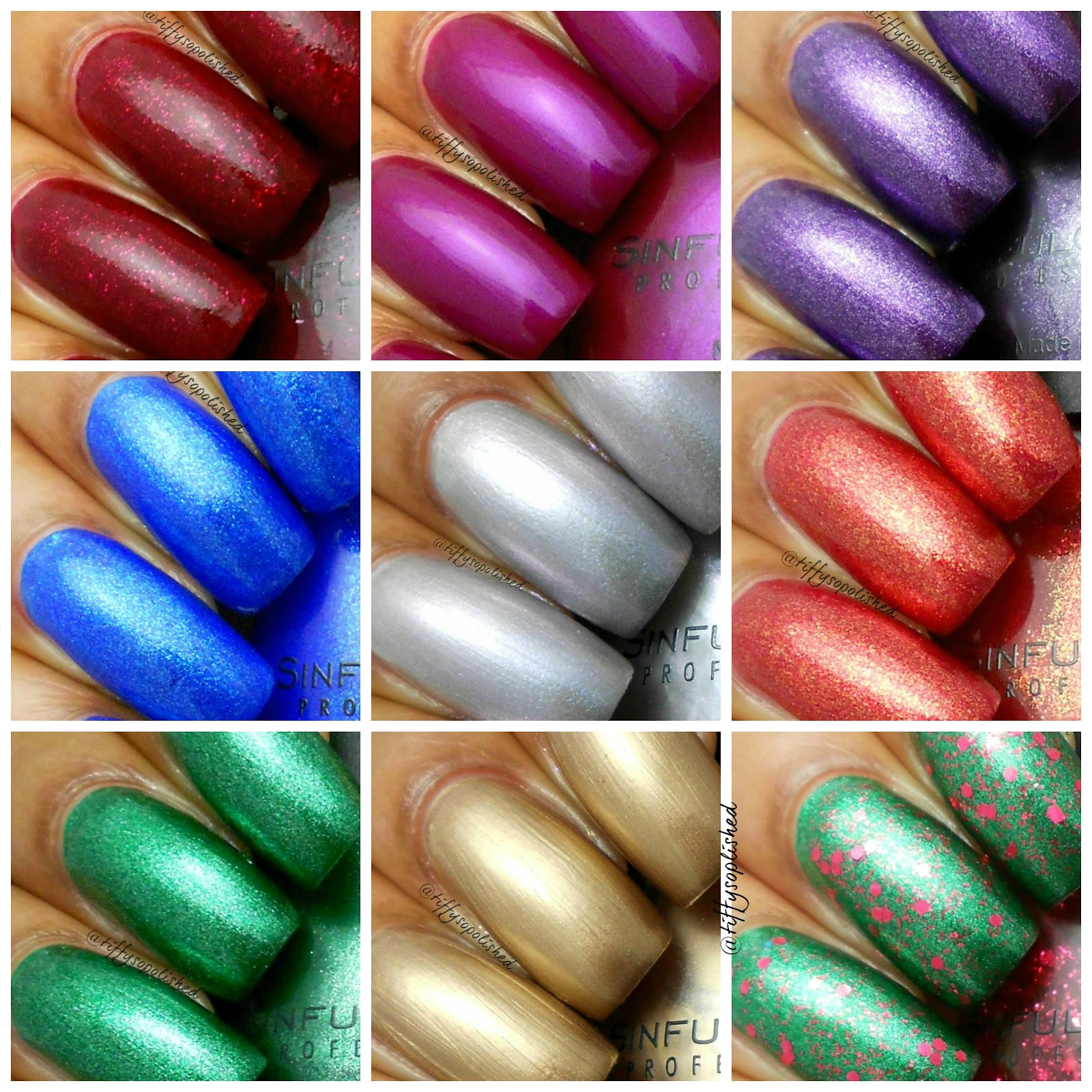 Sinful Colors Winter 2015 Swatches | NaturallyTiffy