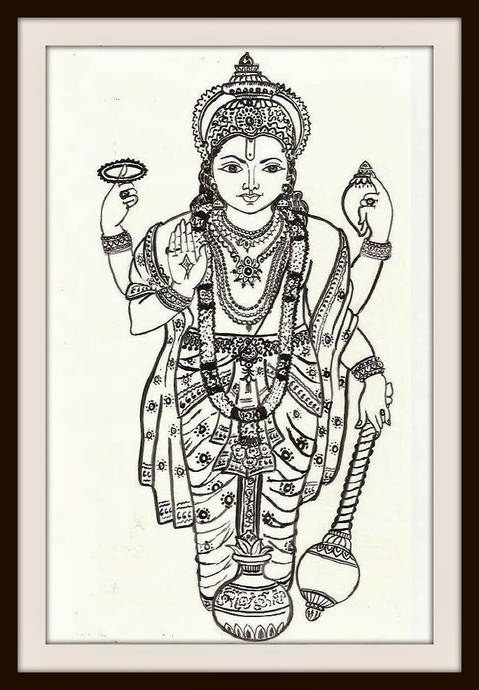 HINDU MYTHOLOGY: PAINTINGS OF SREEJA