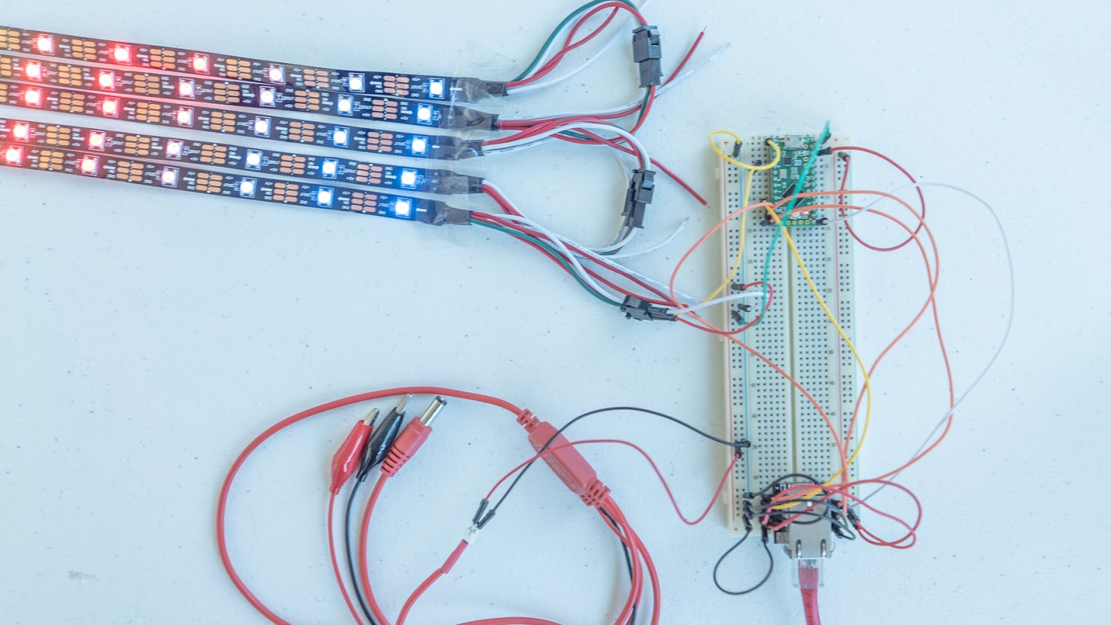 little-scale: Teensy LC, Resolume, ArtNet and FastLED