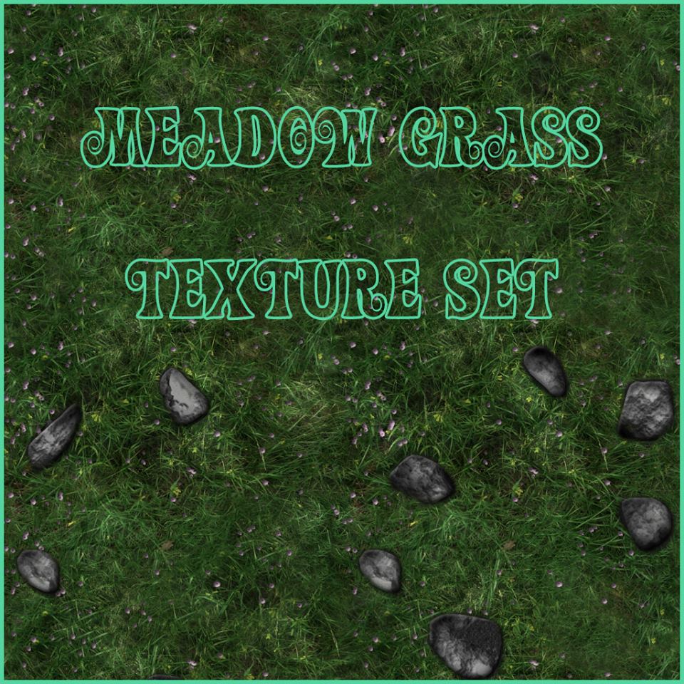The Total Bliss Guide to Second Life: Game Textures - Meadow terrain.