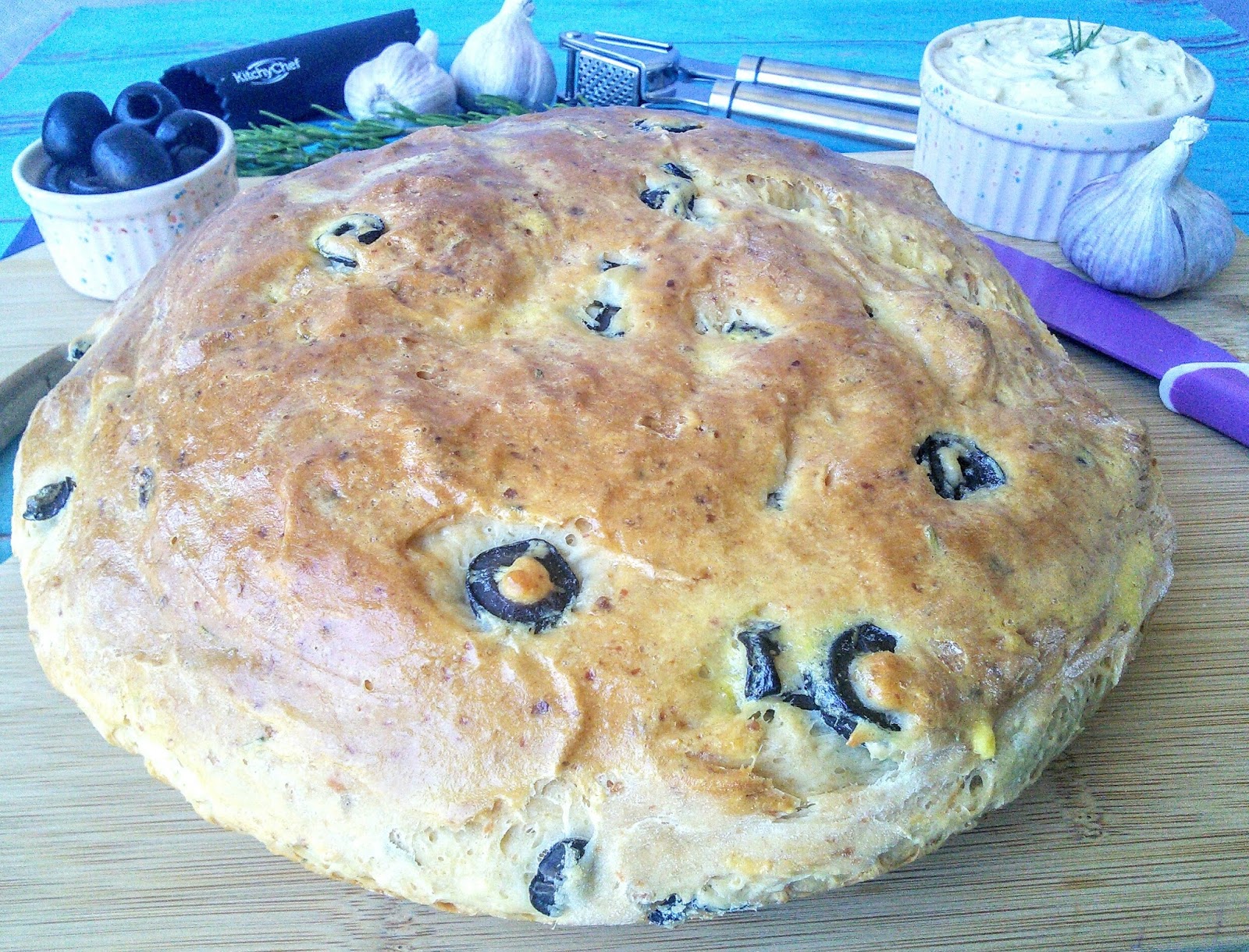Parmesan Rosemary Artisan Garlic Bread & Sea Salt Rosemary Garlic Butter