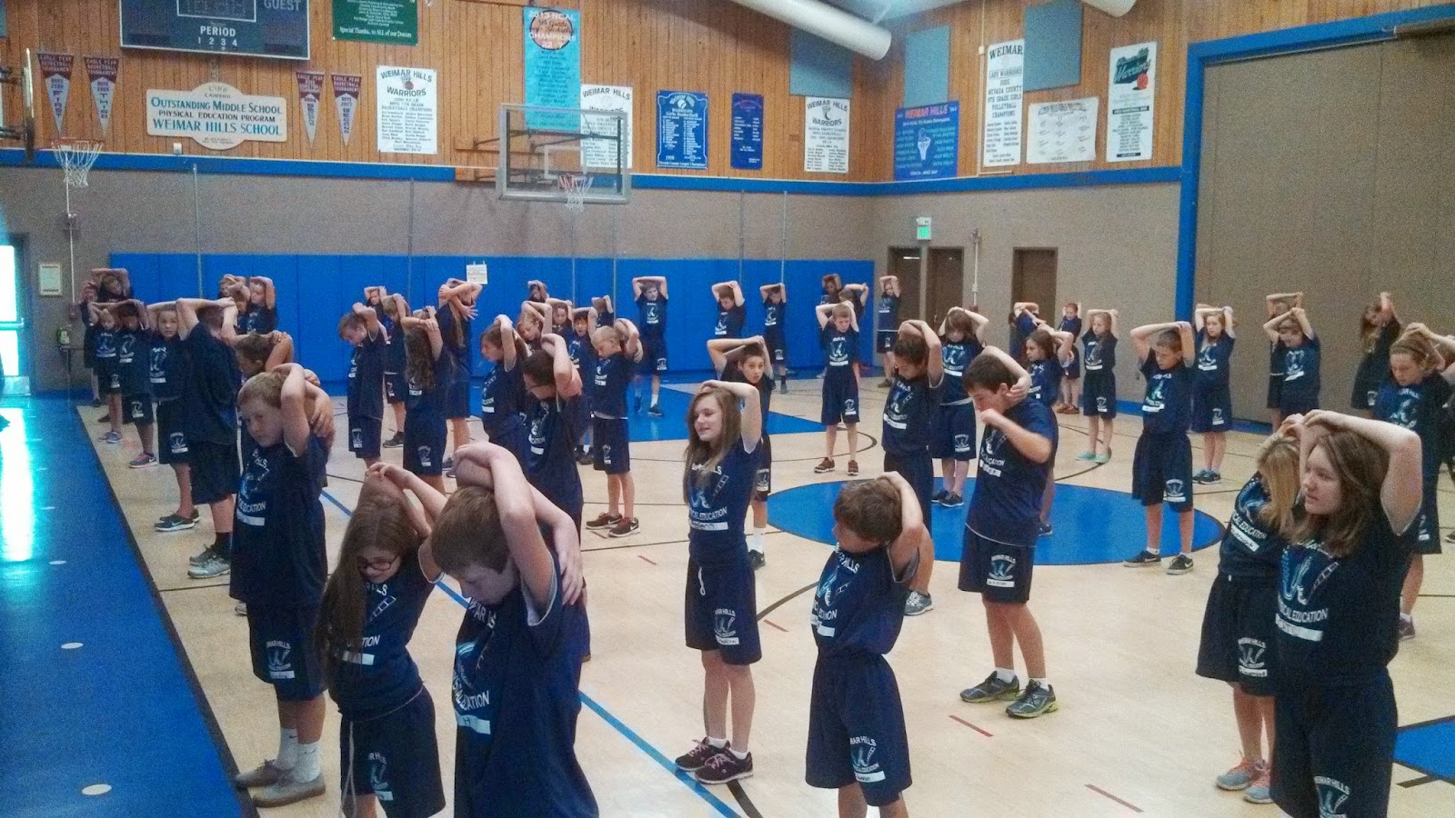 Happening Now: 7th and 8th grade PE