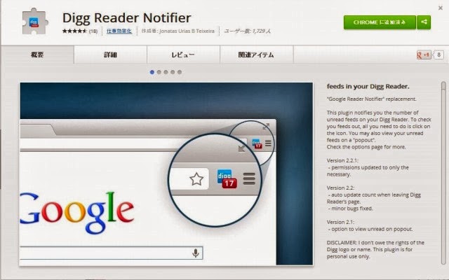 Digg Reader のChrome拡張機能。 | サイゴンのうさぎ シーズン1