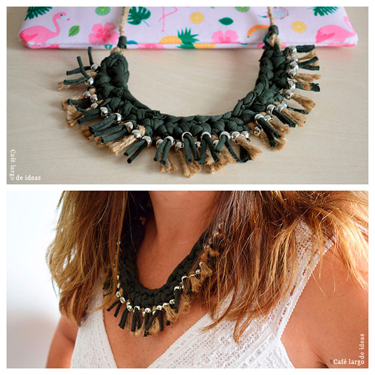 Collar étnico de trapillo | Café largo de ideas - Decoración, Lifestyle ...