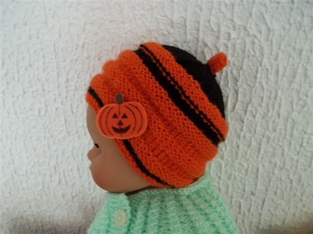 Des Aiguilles sous les Pins: Un bonnet pour Halloween