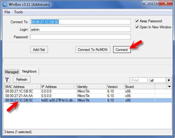 Menghubungkan mikrotik dengan jaringan internet menggunakan virtualbox ...