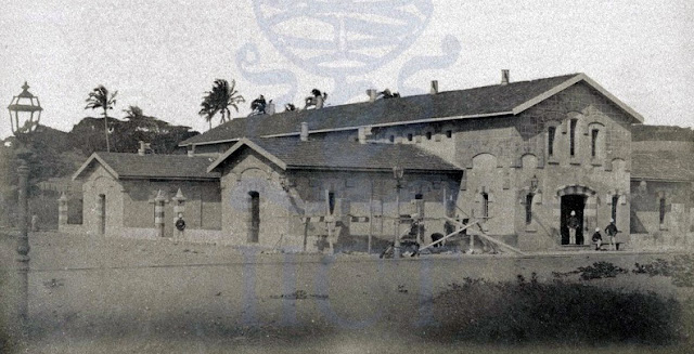 Cadeia Civil de cerca de 1887 na Baixa de Maputo, antiga Lourenço Marques