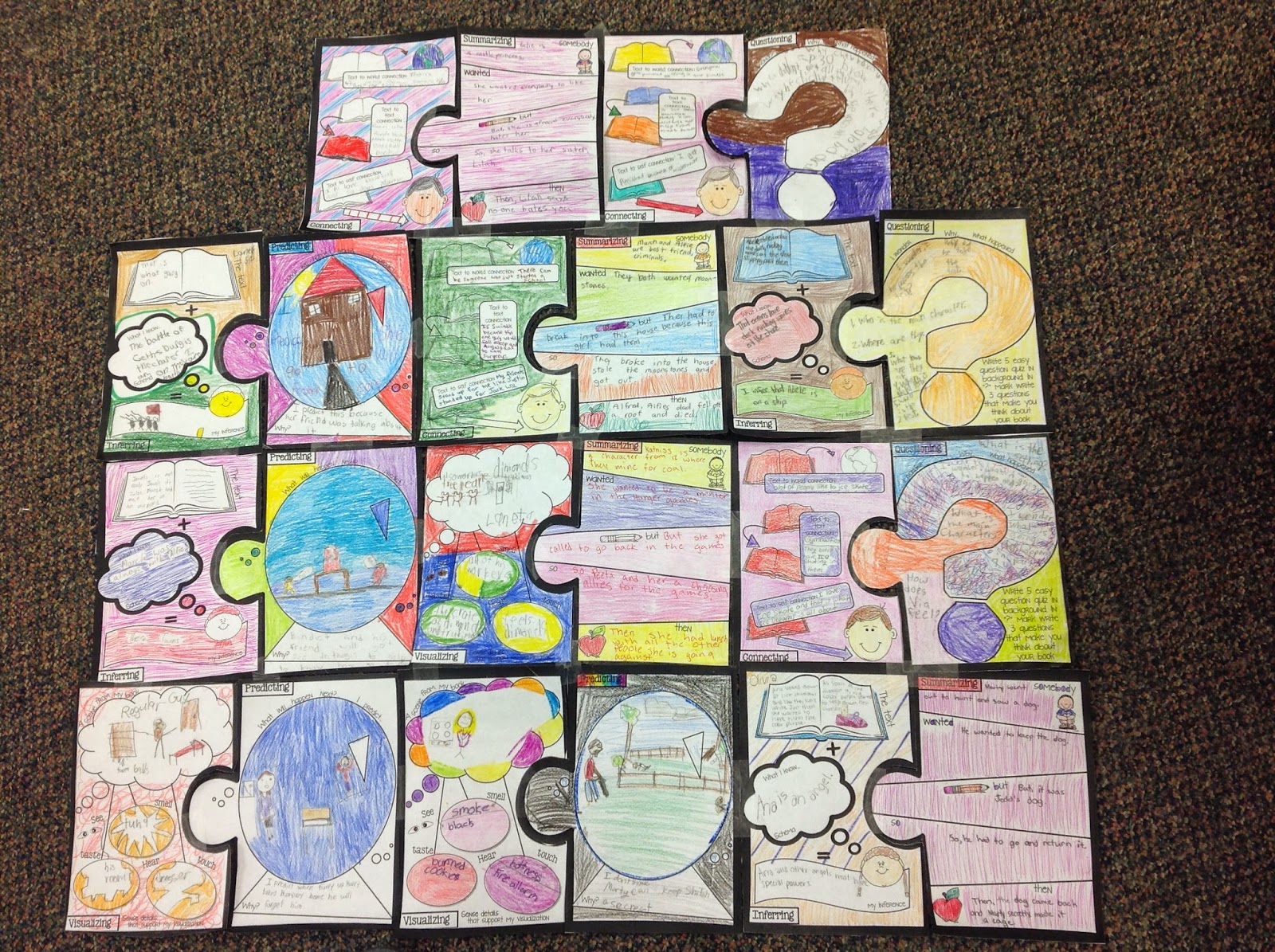 Comprehension Strategies Puzzle - SSSTeaching