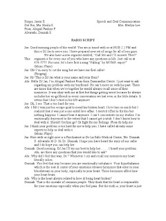 radio broadcasting script tagalog - philippin news collections