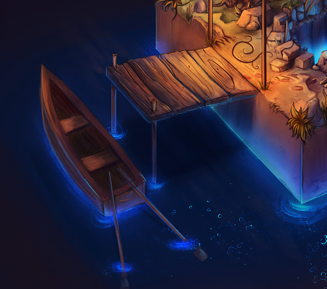 Giovanny Arce — Stage set concept art.