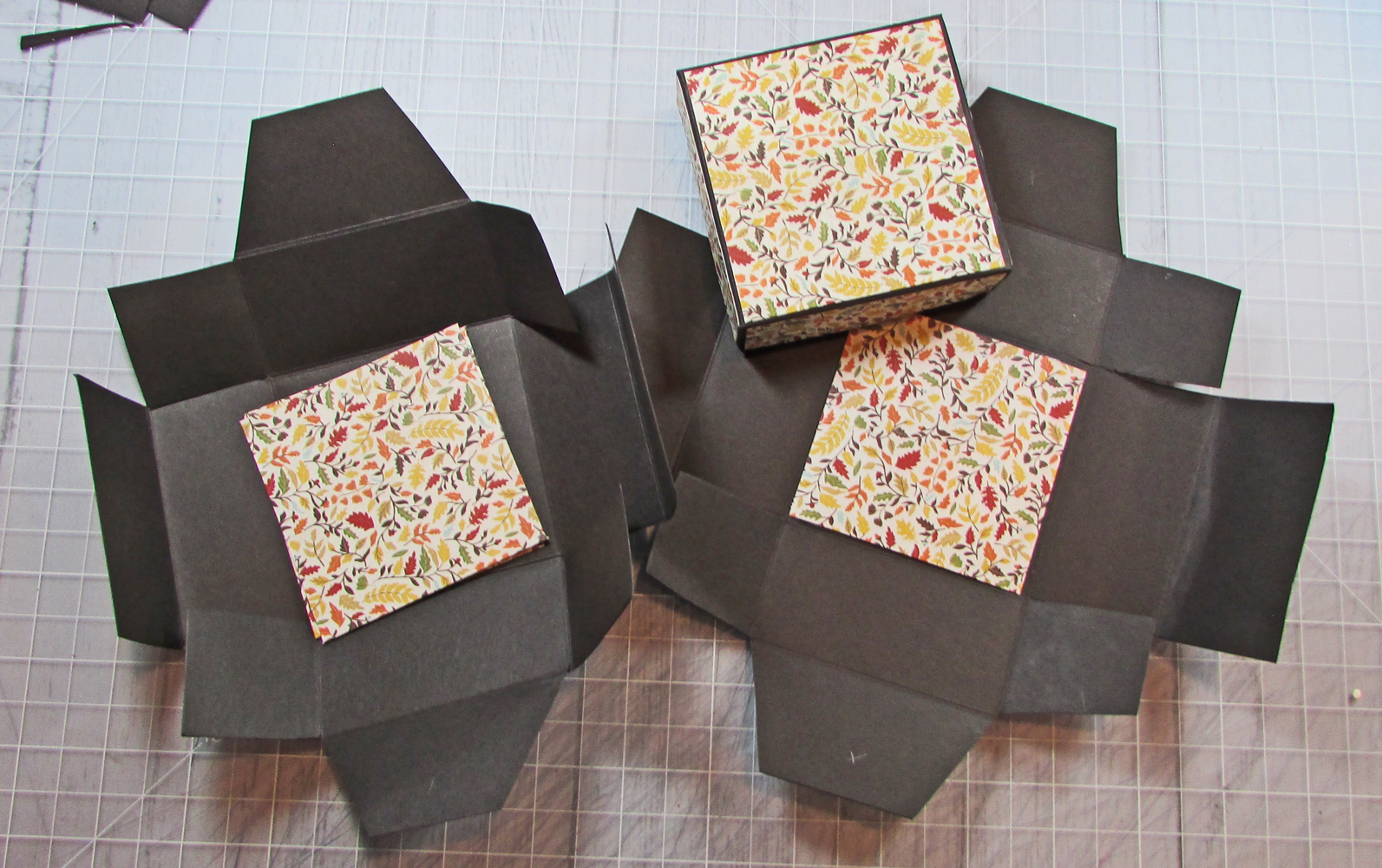 Scraps of Life: Fall-themed Mini Storage Box