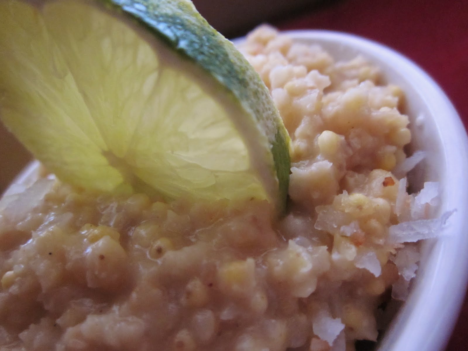 Chef Tess Bakeresse: Creamy Coconut Lime Millet Breakfast Pudding ...