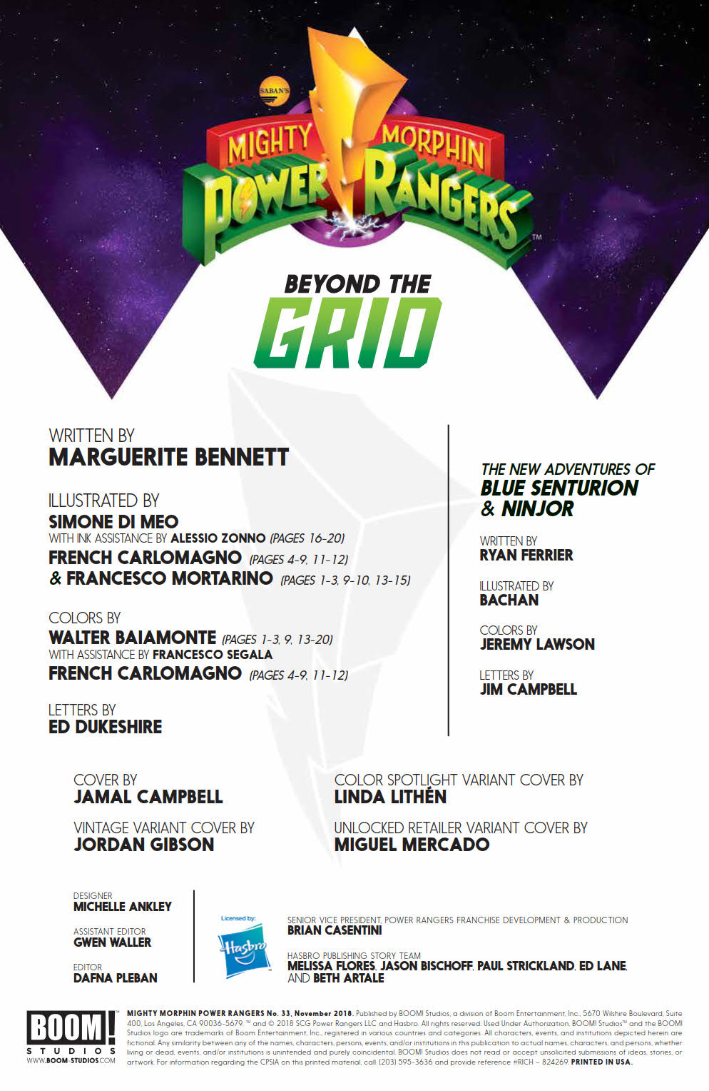 BOOM! Studios Preview: Mighty Morphin Power Rangers #33 - The Solarix ...