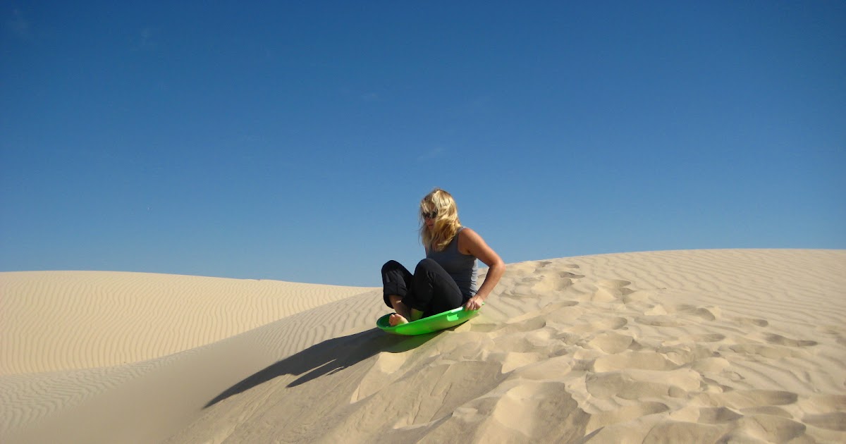 The Desert Chronicles: Paula Sand Sledding