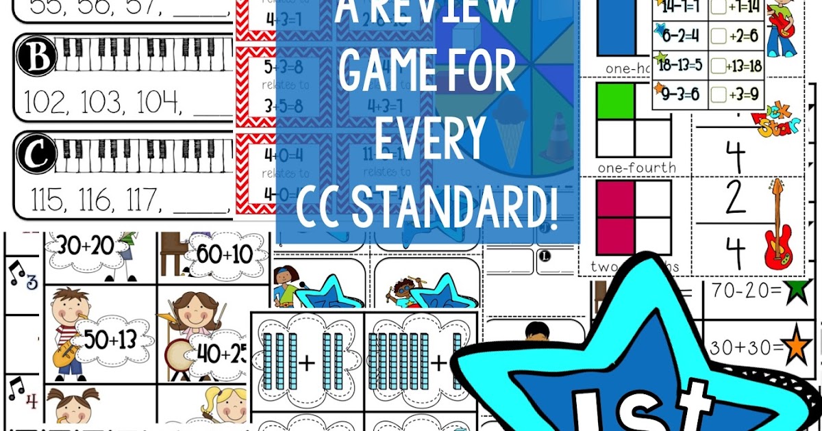 What the Teacher Wants!: Kindergarten and 1st Grade Math Games!