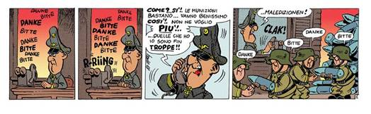 Le Sturmtruppen di Bonvi compiono 50 anni. Le vignette a colori