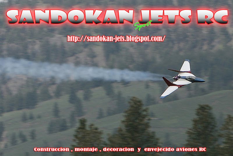 SANDOKAN JETS RC: CONSTRUCCION DE KANGAROO DESDE MOLDE
