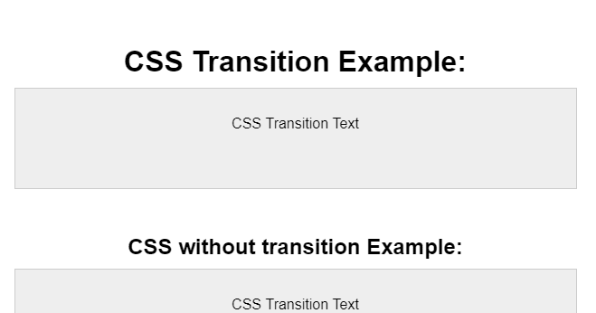 CSS Transition property - Online Tutorial For JavaScript, ReactJS, HTML ...