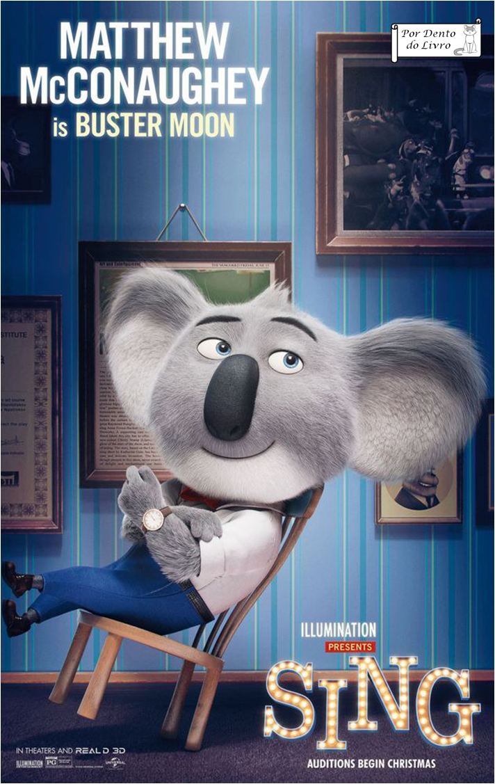 Por Dentro do Livro: Dica e Novidade! Filme – Sing, ganha novo trailer ...