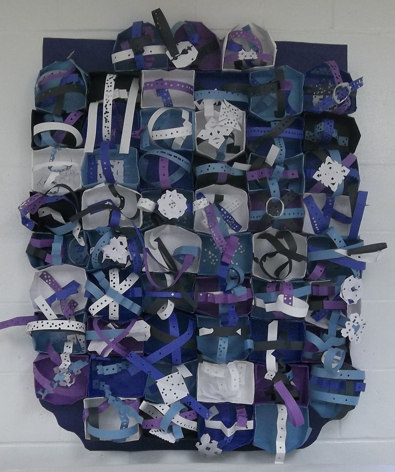 Create Art With Mrs. P!: One Day GROUP Project: Winter Assemblage ...