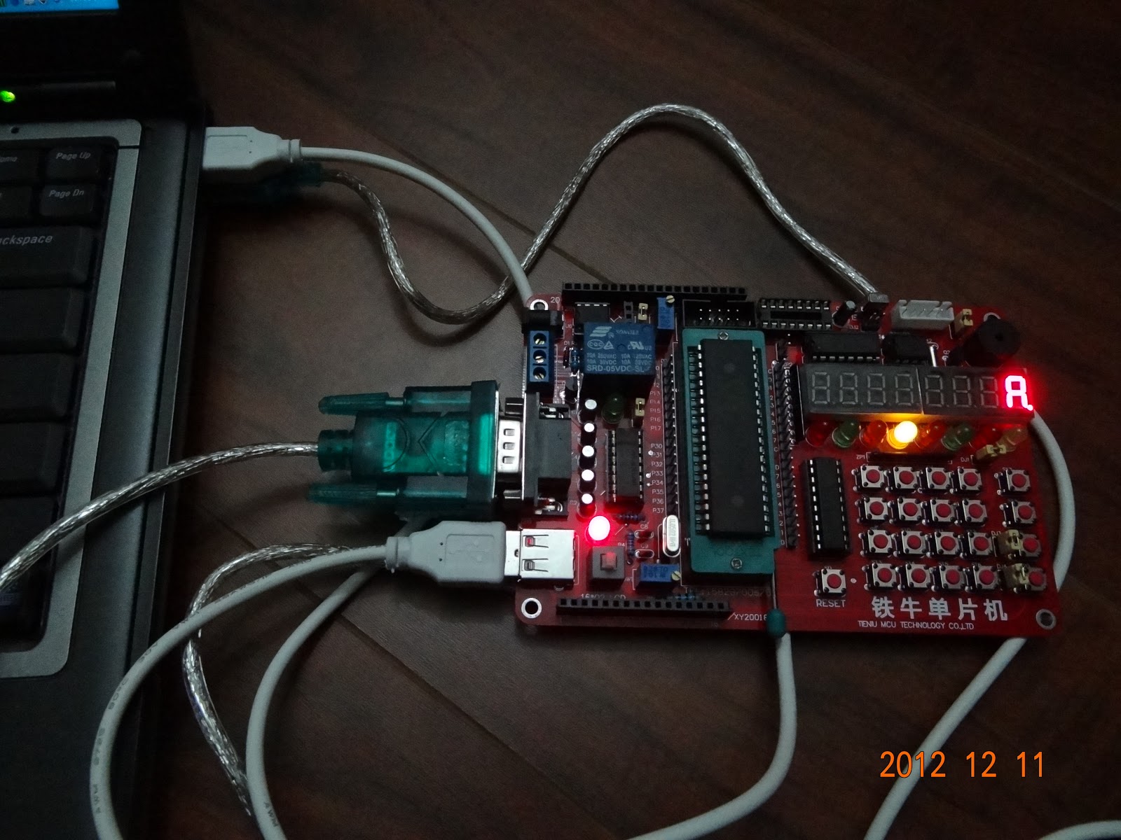 my adventures in electronics: Programming a STC (89C52) microcontroller
