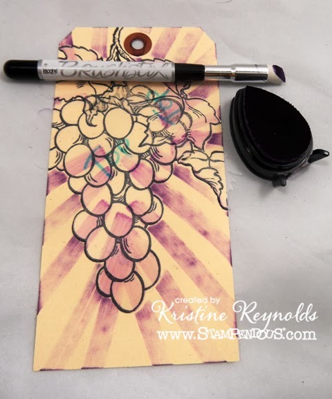 Stamping & Scrapping in California: Grape Tag Tutorial