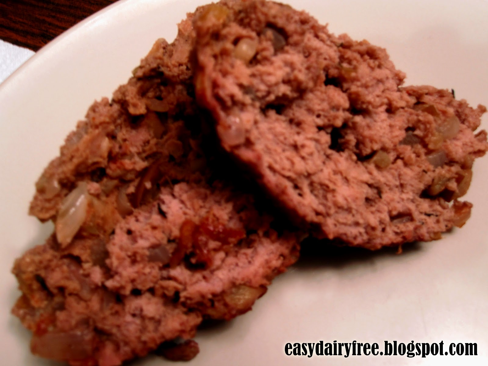 Easy Dairy Free: Meatloaf, Apple and Onion