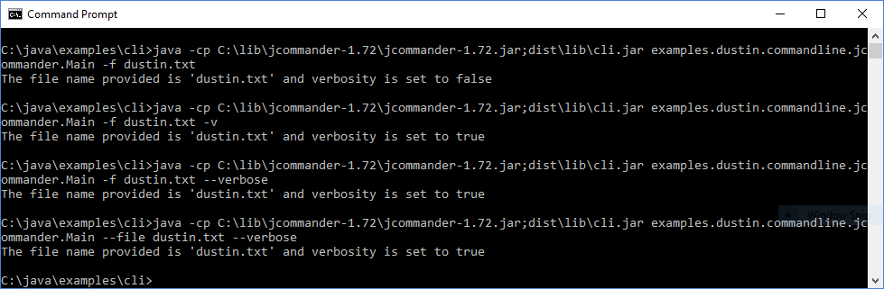 Java Command-Line Interfaces (Part 7): JCommander Java Command-Line Interfaces (Part 7): JCommander