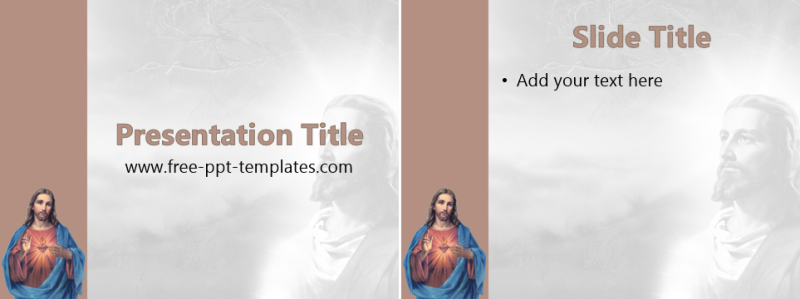 Jesus Xmas Invitations Templates