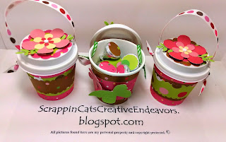 Welcome to Scrappin' Cat's Creative Endeavors: Mini coffee cups
