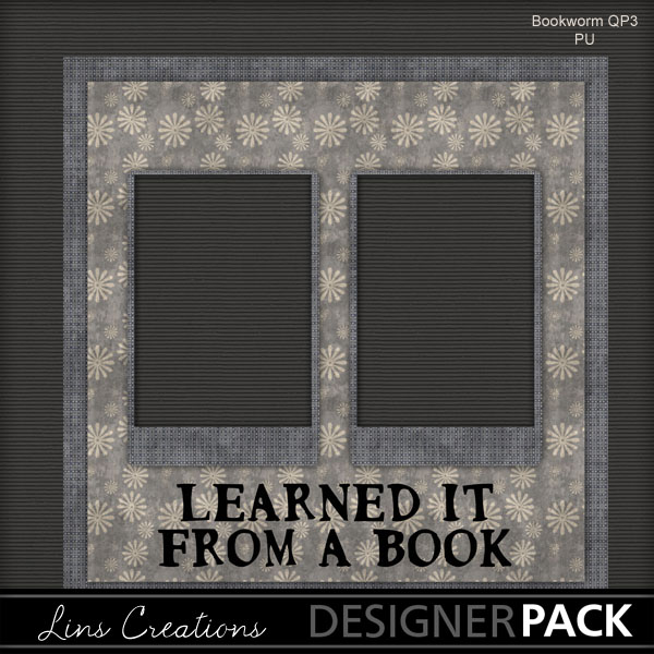 Scrapbooking and Crafting Digital Way: Bookworm collection