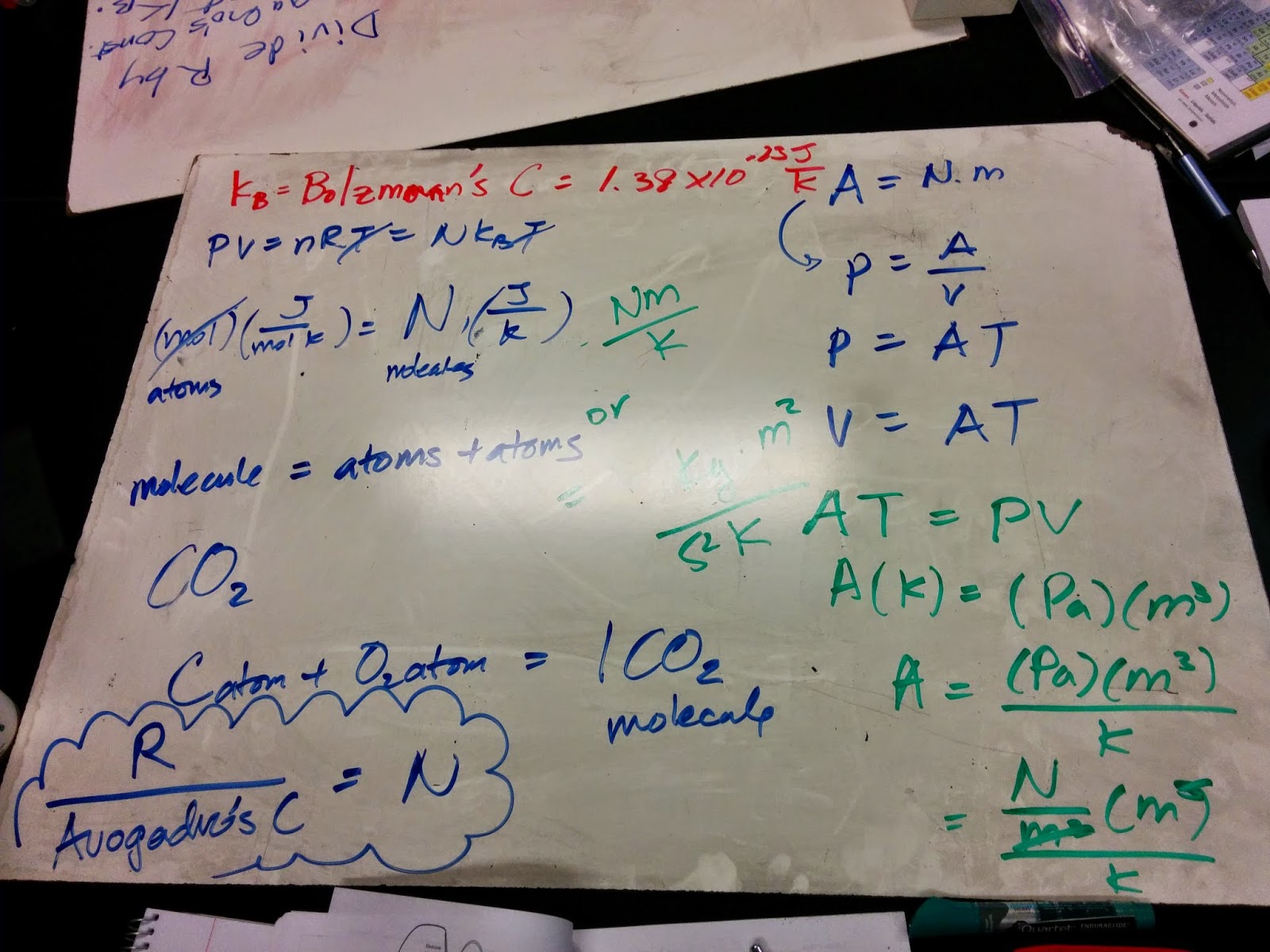 Physics 4B reeiker: Pressure vs. Temperature and Volume