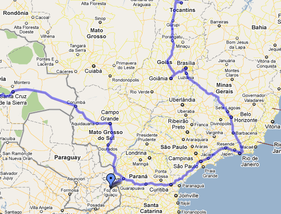 Viaje hacia el mundial...: Foz do Iguazu