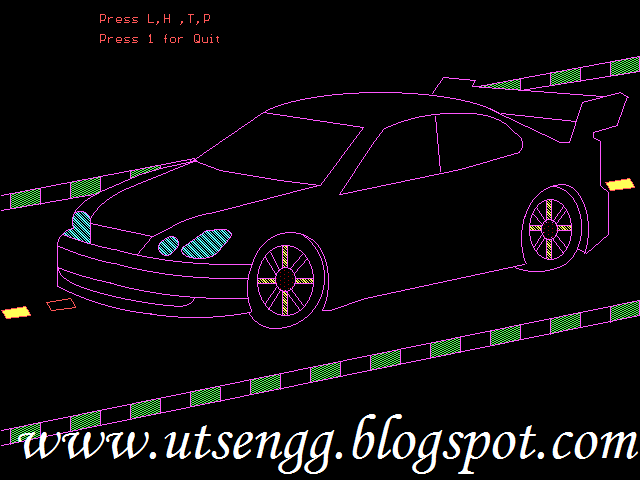 Animated 3d Car Cg In C Project C And C Project In C Language Project In C Language