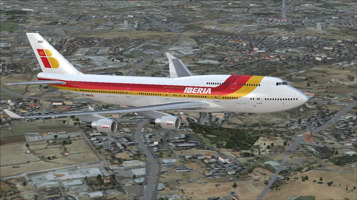 Texturas Brasileiras: Iberia TF-AMA Boeing 747-400