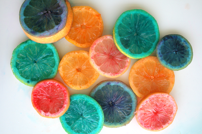 The Color Issue: DIY Colorful LEMONS
