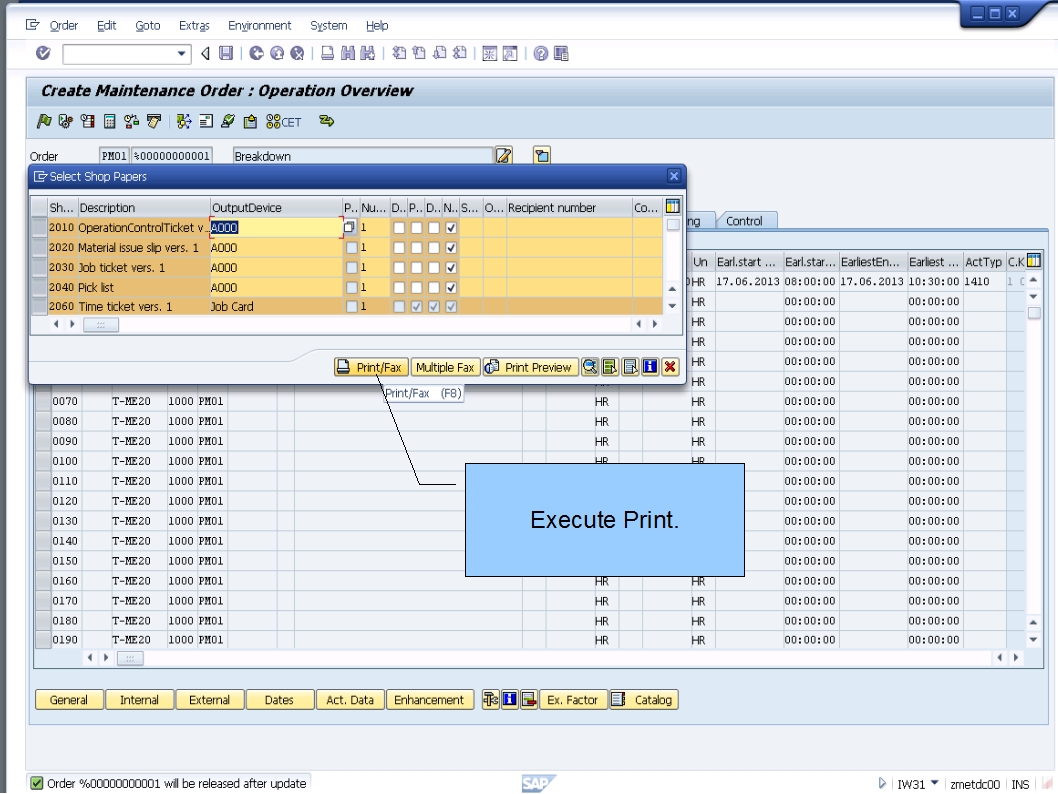 青蛙SAP分享 Froggy's SAP sharing: PM Status Control for Shop Papers ECC6.0 EhP2