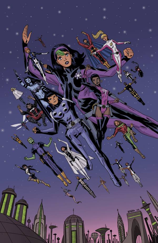 Seduced by the New...: Legion of Super-Heroes Pin-Up