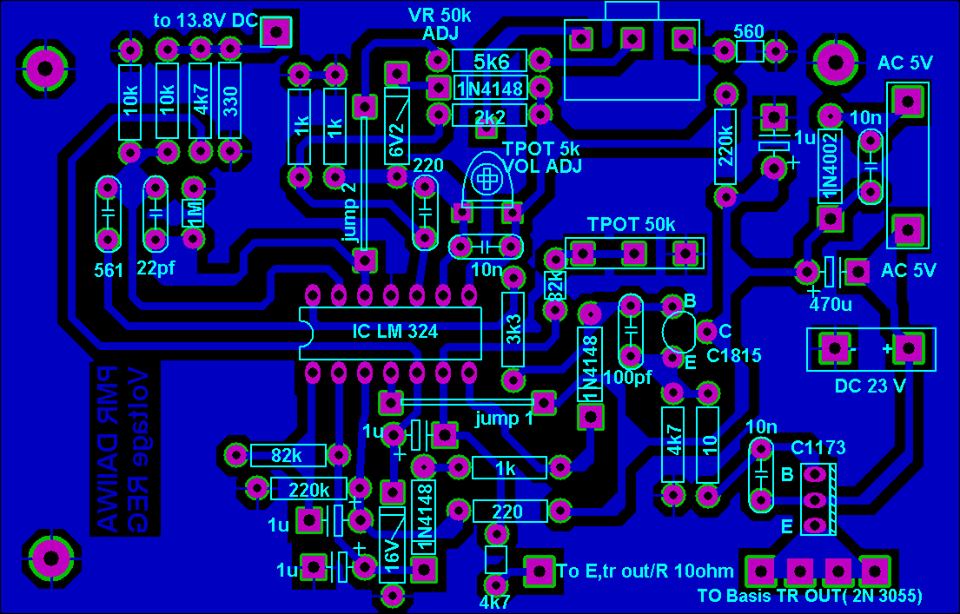 14+ Skema Pcb Cor Repeater Simple Dan Minimalis