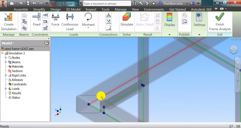 Structural analysis with Frame Analysis with Applications in Autodesk ...