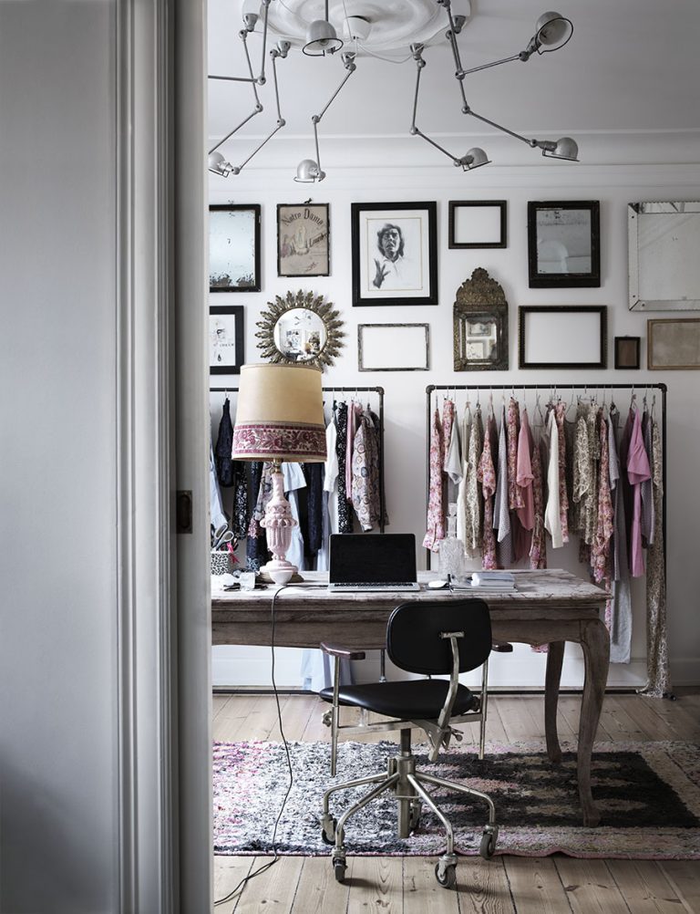 Maria Toft's bohemian apartment in Copenhagen