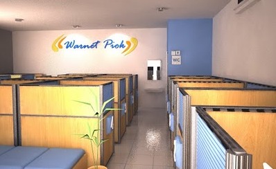 Warna dan Dekorasi Warnet dan Game Center | WarnetBiz