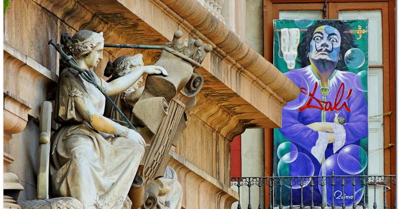 APU Barcelona VeoDigital : Salvador Dalí y Hermes en Barcelona.