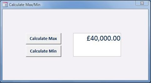 Microsoft Access Tips: Finding out Maximum and Minimum Value's - The ...